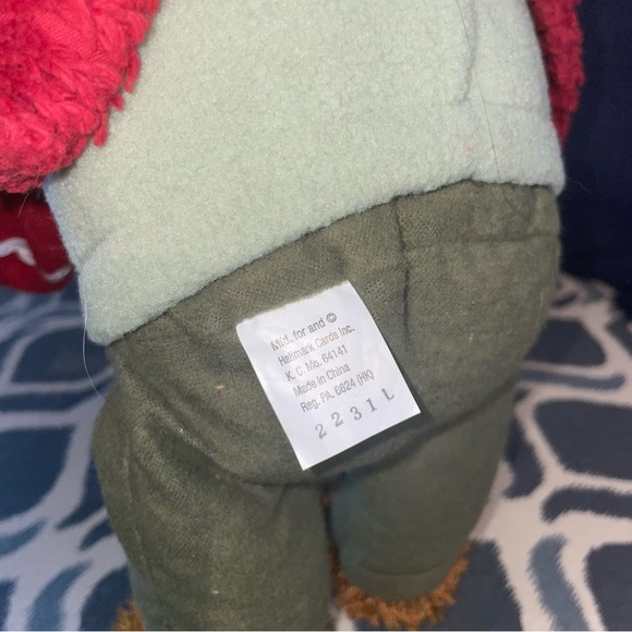 Hallmark | Toys | Hallmark 0 Year Anniversary Teddy Bear Red Scarf And ...